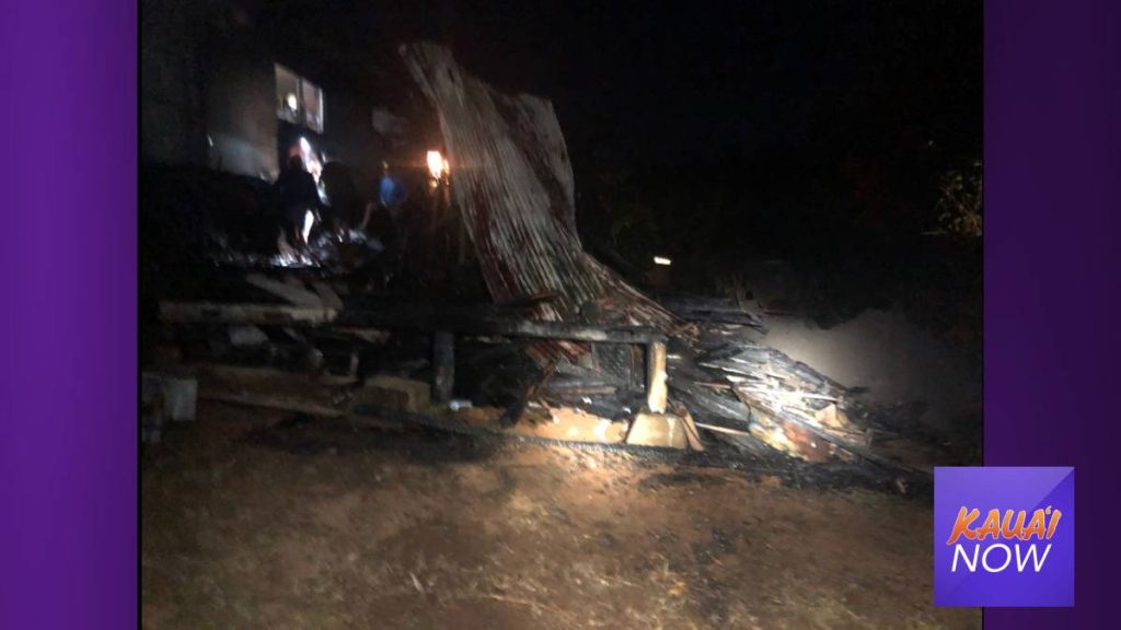 Fire Destroys Shed, Damages Portion of Lawai Home : Kauai Now