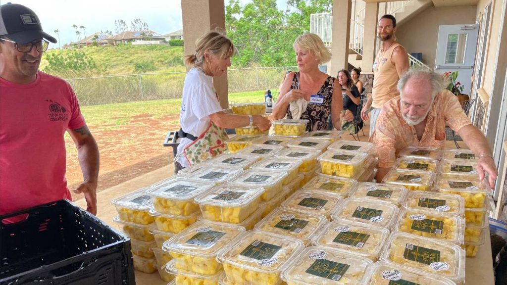Maui Gold Pineapple starts Pineapple Pledge to help relief efforts on Maui : Kauai Now