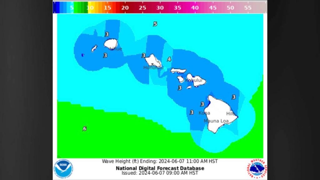 Update: High surf advisory extended again, in effect through Tuesday ...